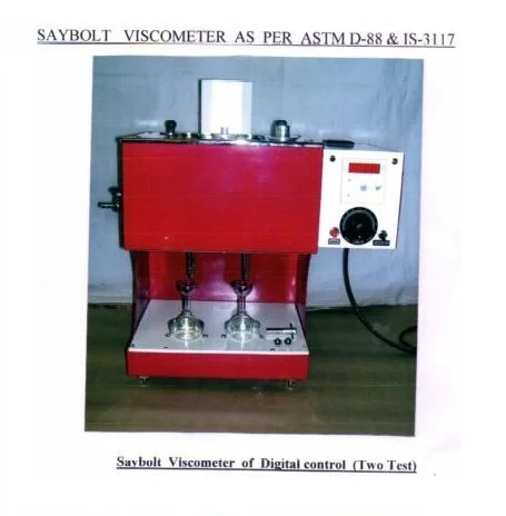 Saybolt Viscometer As Per Astm D- 88 Reliable Testing Equipment Indian ...
