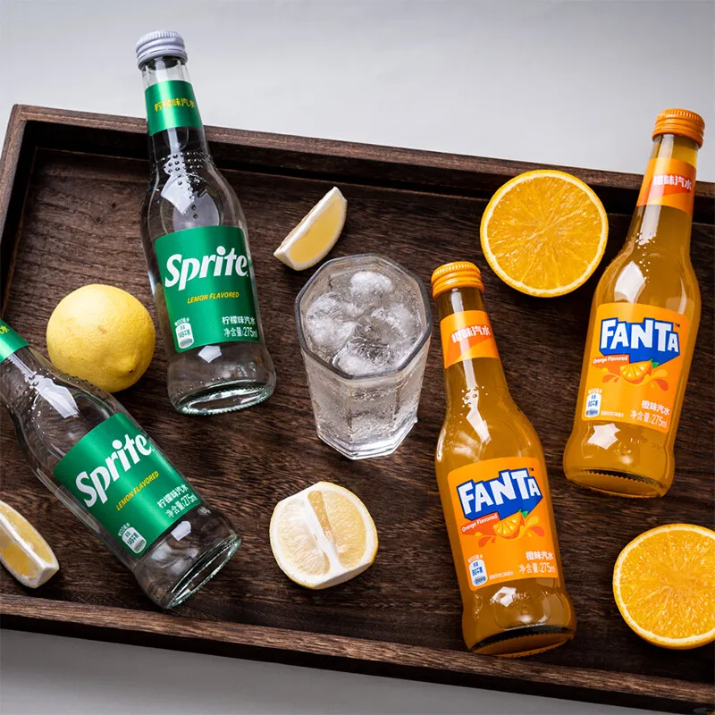 Coca-cola Fanta Soft Drinks Classic Orange Soda Glass Bottle Carbonated ...