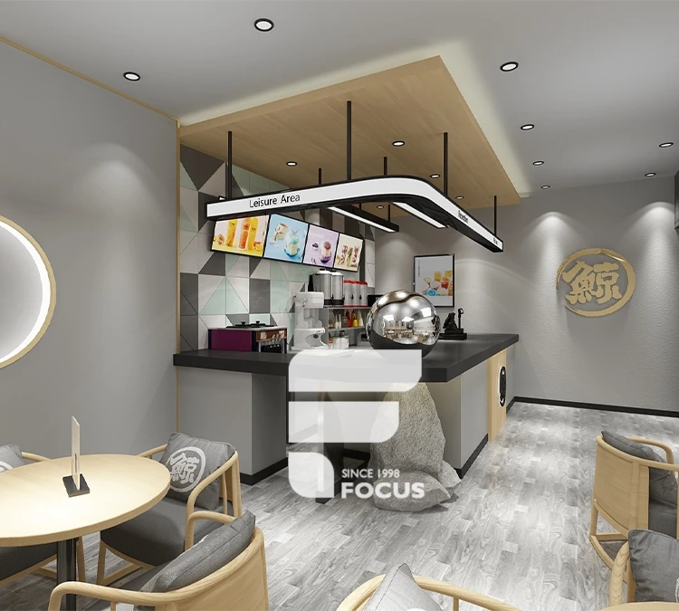 Low Budget Milk Tea Counter Design for Bubble Tea Shop
