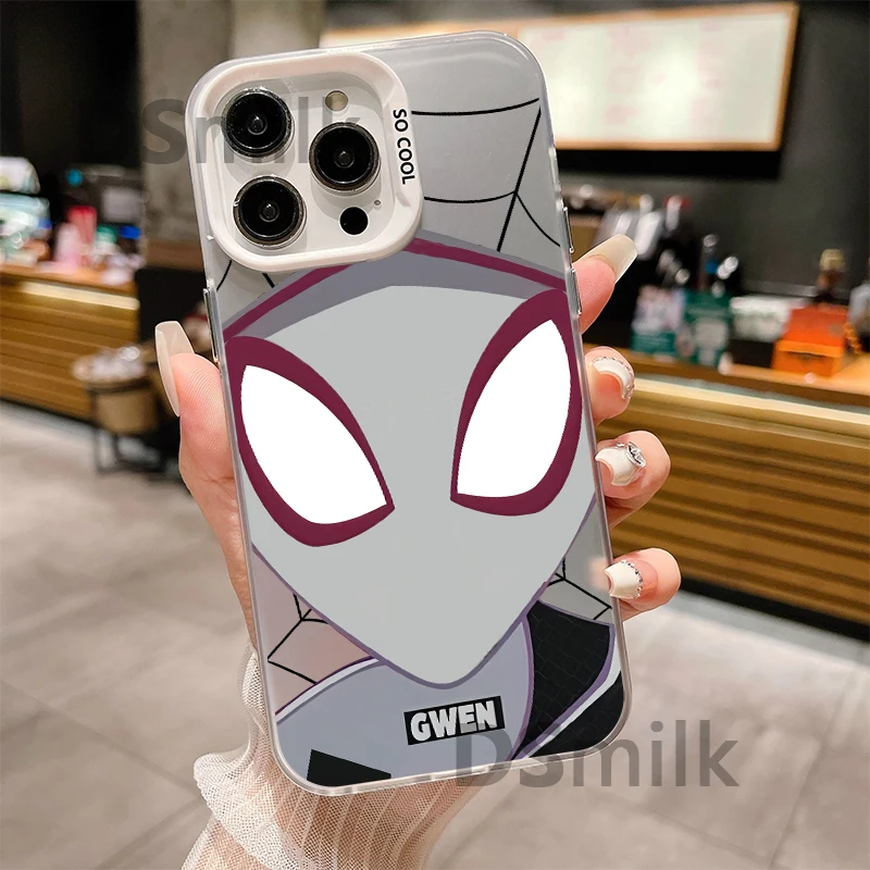 Cartoon Spider Phone Case For Iphone 15 14 13 Pro 12 11 Pro Xs X Xr Max ...