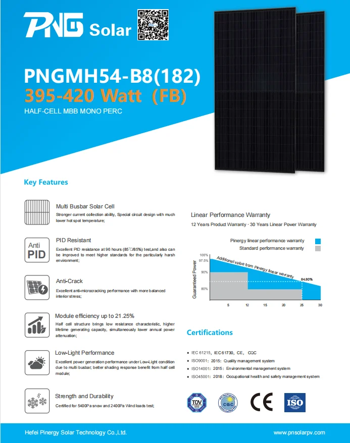 Png Manufactured Full Black High Efficiency Solar Power Panel 395w 400w 405w 410w 415w 420w Full ...