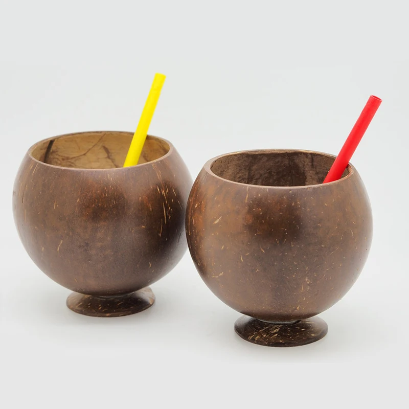 Eco-friendly Coconut Shell Drink Cups - Perfect for Parties
