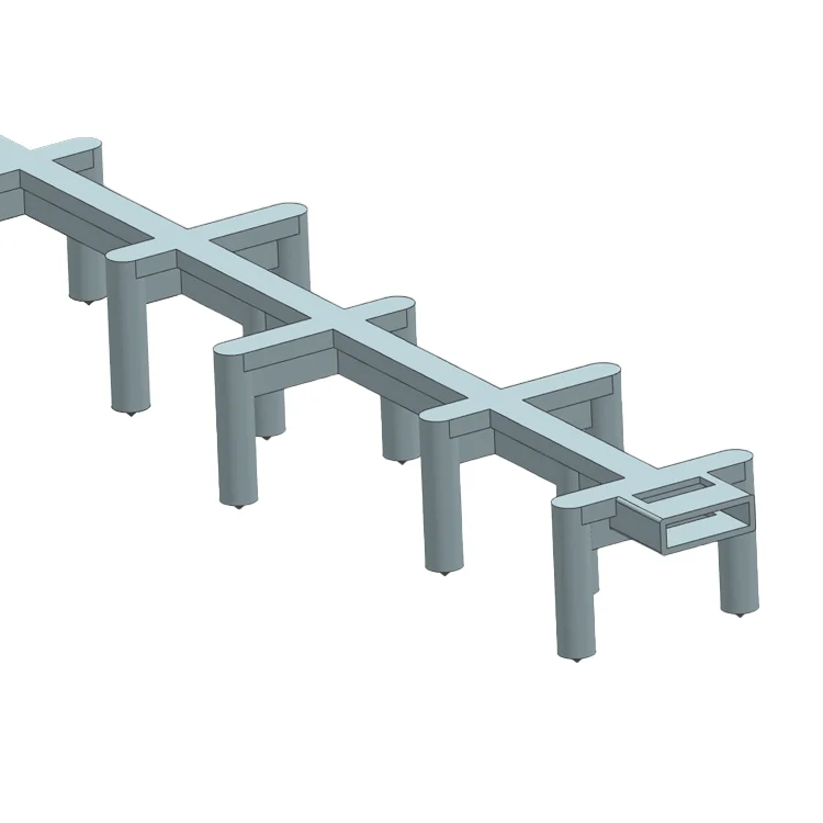 1"-3" 25-75mm Continuous Plastic Deck Rail Factory Wholesale Continuous ...