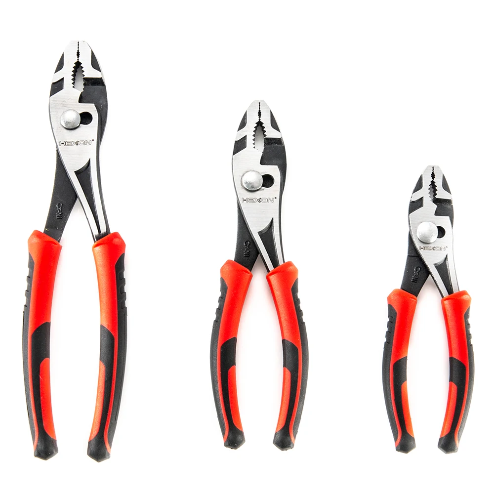 10in Rubber Grip Handle Phosphating Black Finish Slip Joint Pliers ...