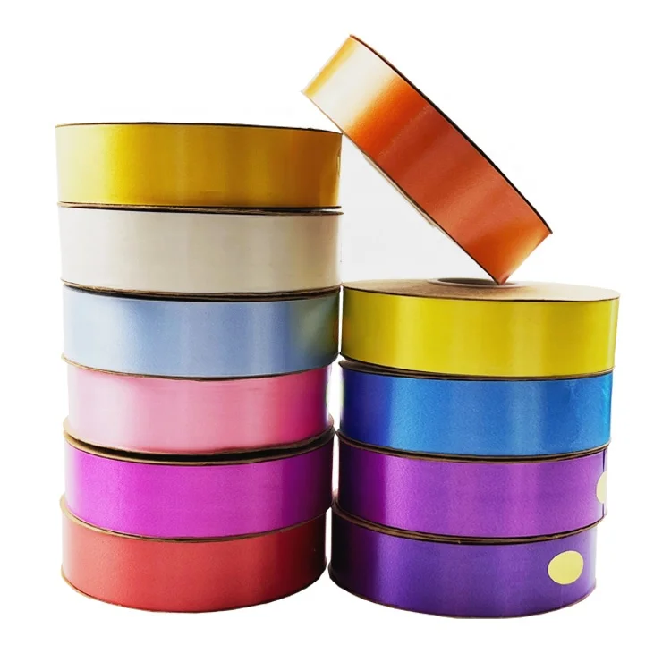 Customizable Solid PP Ribbon Roll for Christmas & Weddings