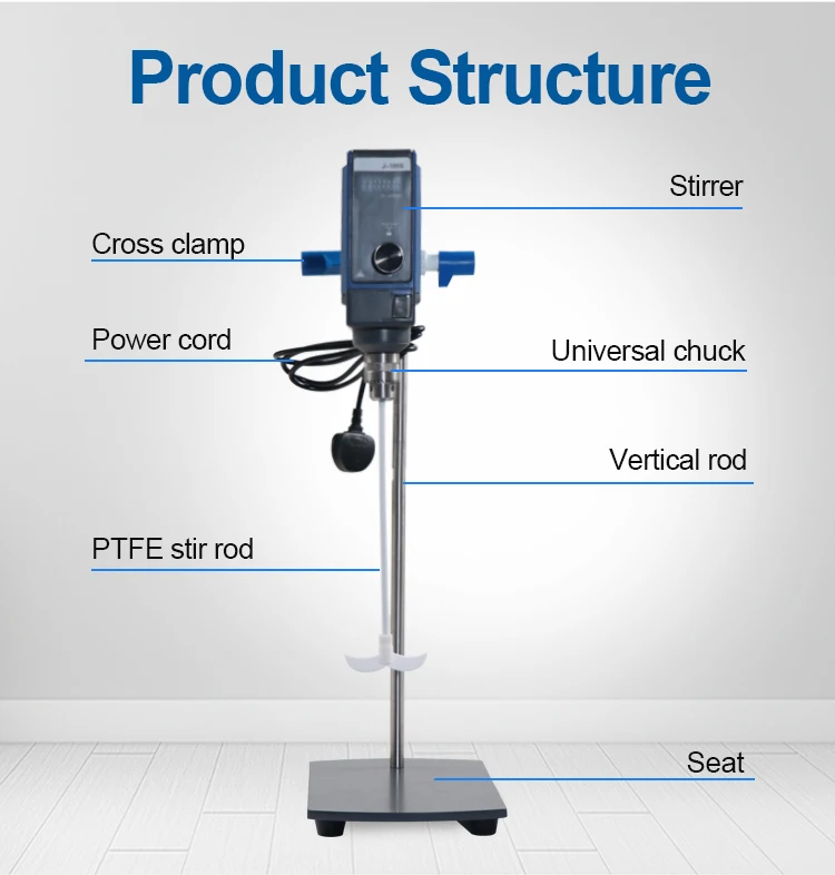 YUHUA Overhead Stirrer - Efficient Mixing for Lab Chemicals