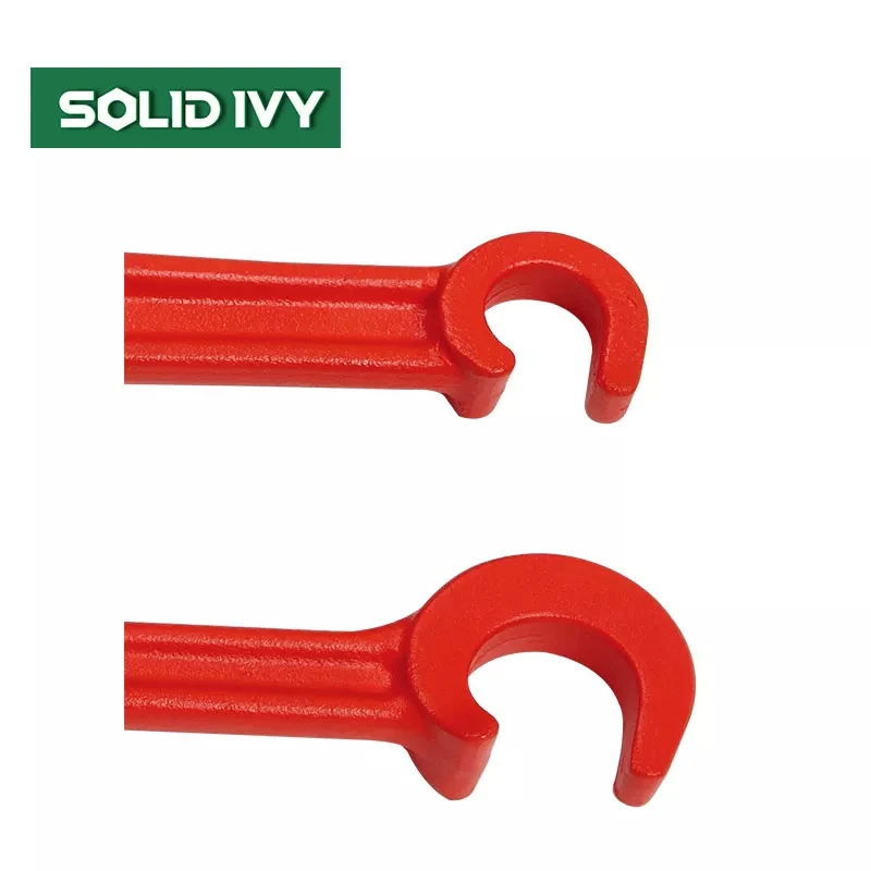 Refinery F-Shaped F Type Valve Pipe Spanner Wrench with Surgrip Grip