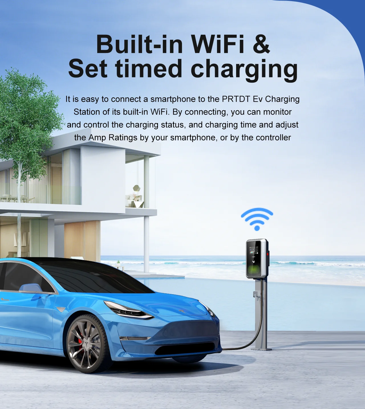 Ruivanda 7kw Ev Charger Ev Ac Fast Charging Station 11kw Ev Ac Charger Station Mobile - Buy Ev ...