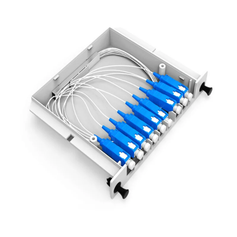 FTTH Cassette Plc Splitter Card Inserting Type 1X4 1X16 LGX Plug-In ...