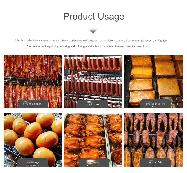 Adopt Fully Automatic Operation Control Smoke Turkey Machine Run ...