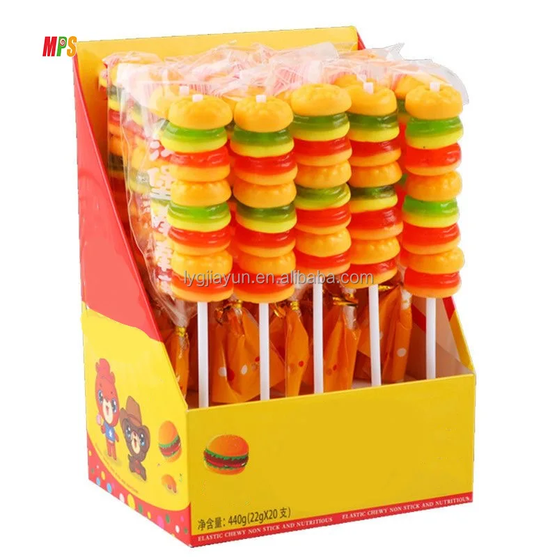 Wholesale Mixed Fruit Burger Gummy with HACCP/BRC Certificate