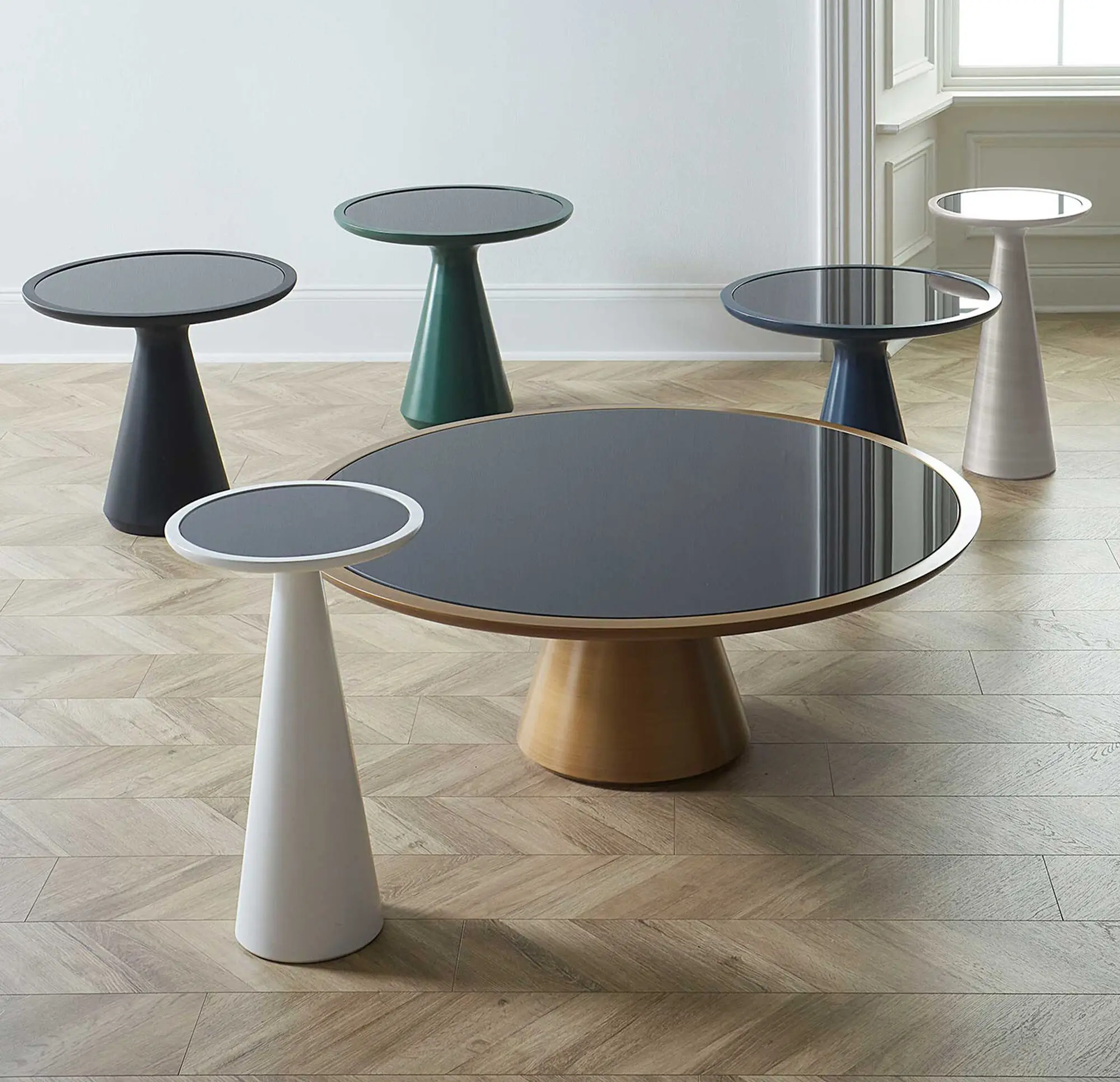 Modern Round Coffee Tables,Solid Structure Is Very Stable - Buy Coffe ...