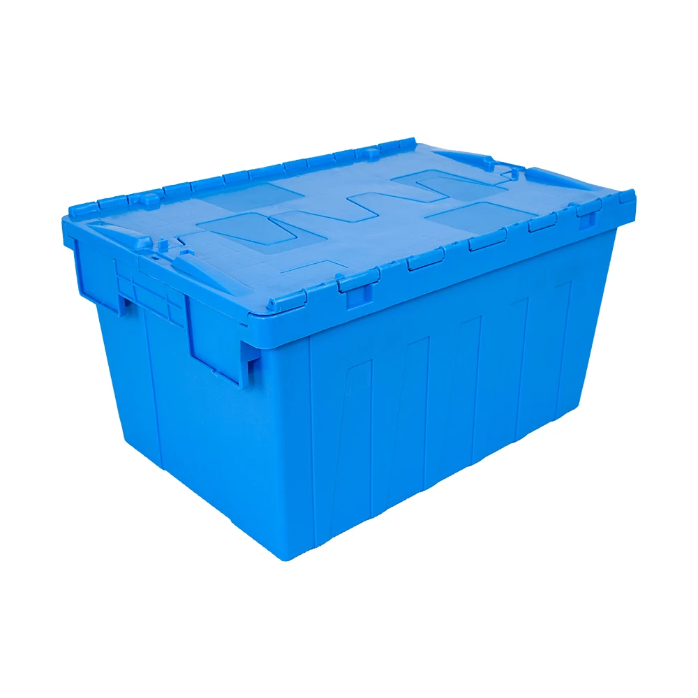 Heavy Duty Distribution Container Plastic Moving Turnover Tote Boxes ...