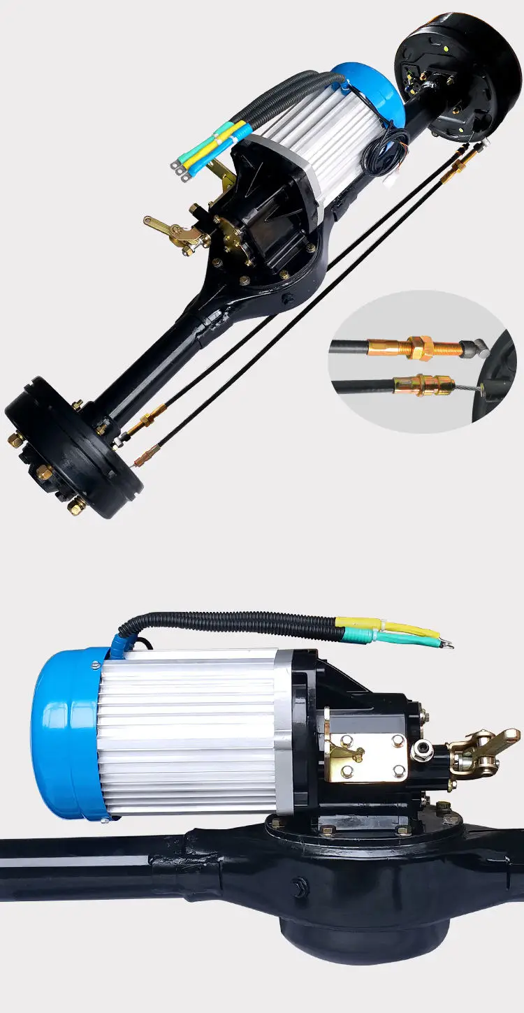 High Power Rear Axle Hub Motor Kit 60V 72V for Electric Tricycles ...