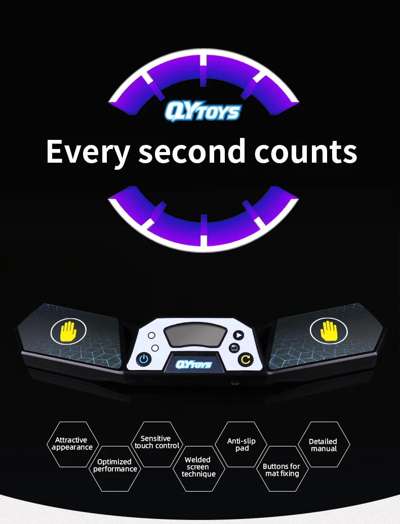 QiYi Magnetic Professional Speed Cube Timer & Puzzle Timer ODM
