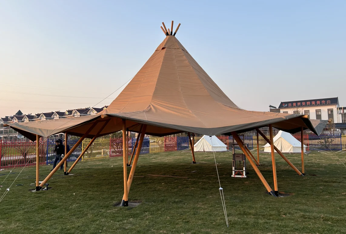 Giant-hat Teepee Wooden Frame Music Bar Indian Tipi Oxford Tent Pyramid ...