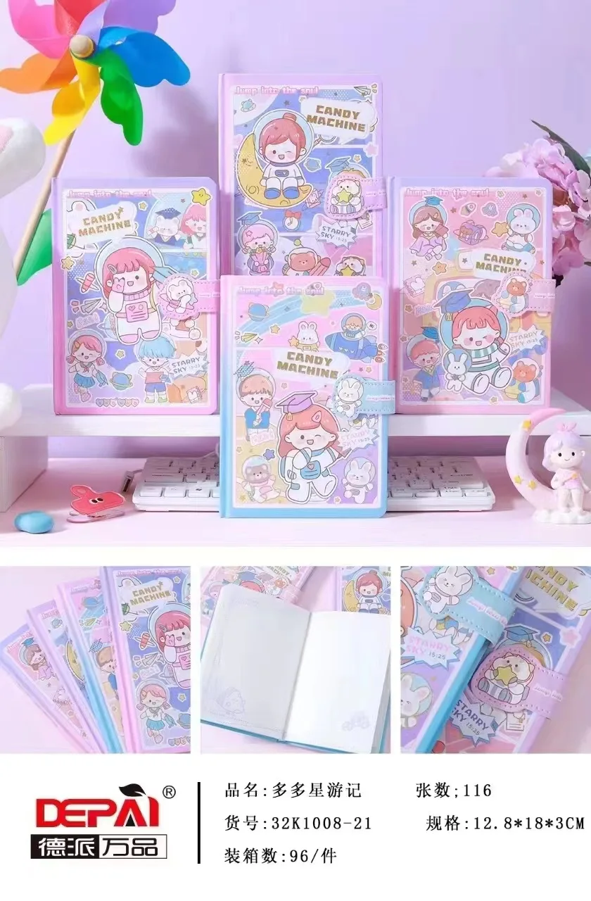 Customized32k Beautifully Colored Notebook Cute Thickened Diary ...