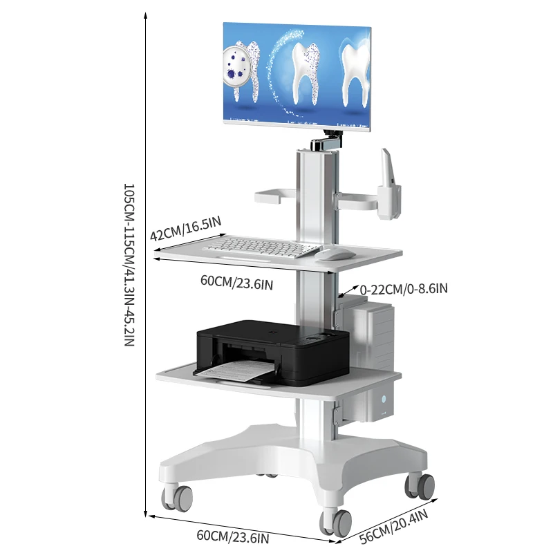 Intraoral Scanner Cart OC-1TD - Versatile & Durable Trolley