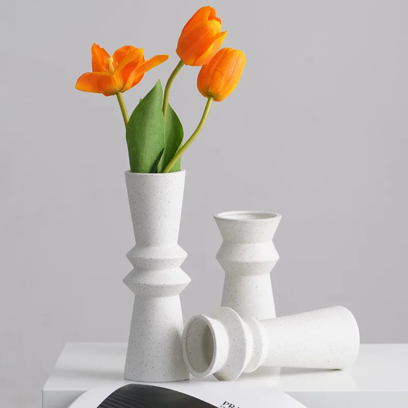 Modern Nordic Elegant White Mini Vases for Flower Bud Vases Farmhouse ...
