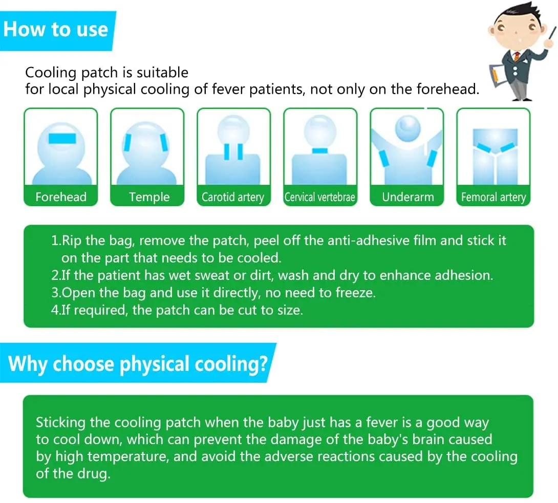Baby Cooling Patch - Effective Fever Relief for Kids