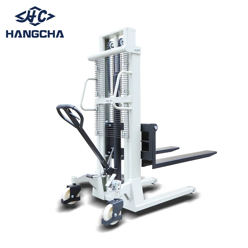 Hangcha Manual Pallet Stacker Hand Hydraulic Fork Truck High Quality ...