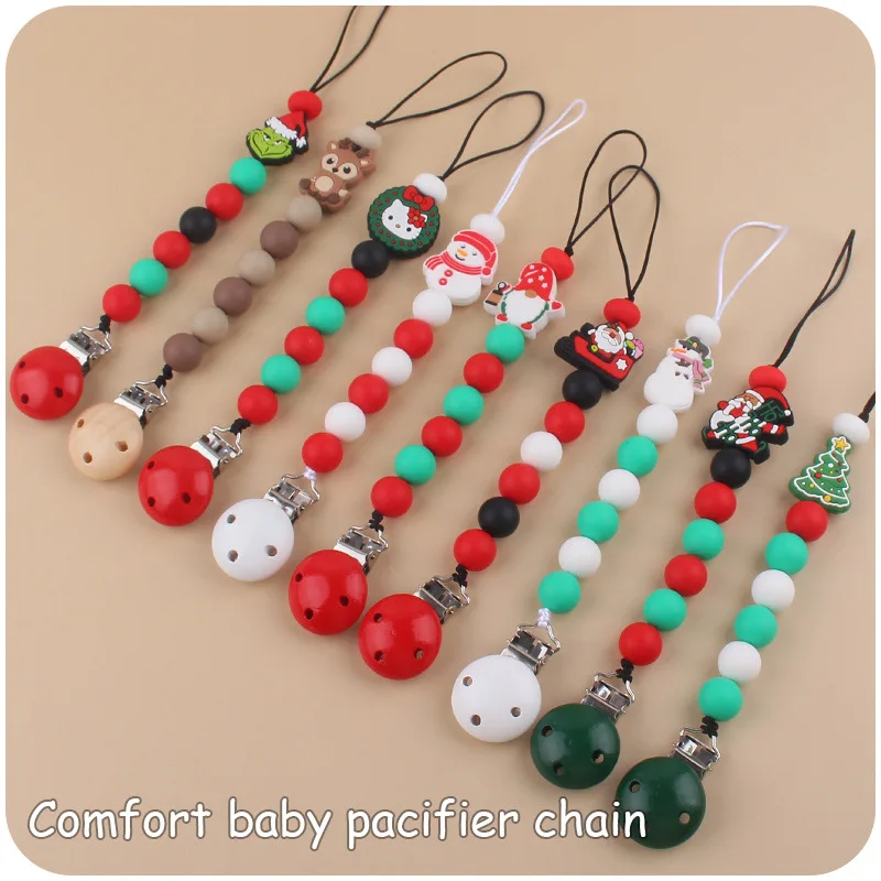 Cartoon Christmas Teether Santa Claus Teether Christmas Tree Creative ...