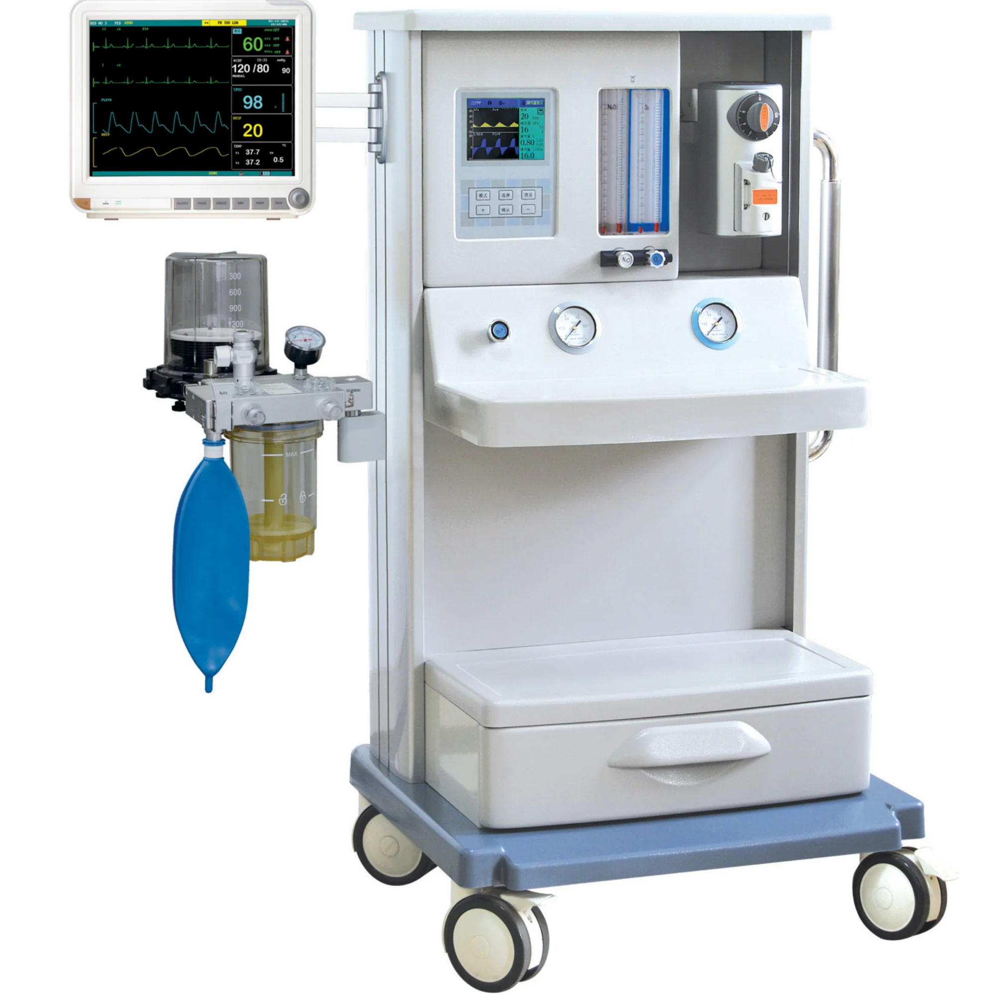 Electrical Controlled System Anesthesia Machine for Icu Hospital ...