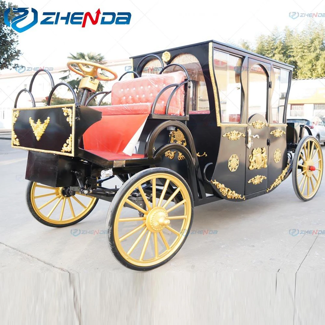Classic Luxury Princess Wedding Carriage With Air Conditioning/Electric ...