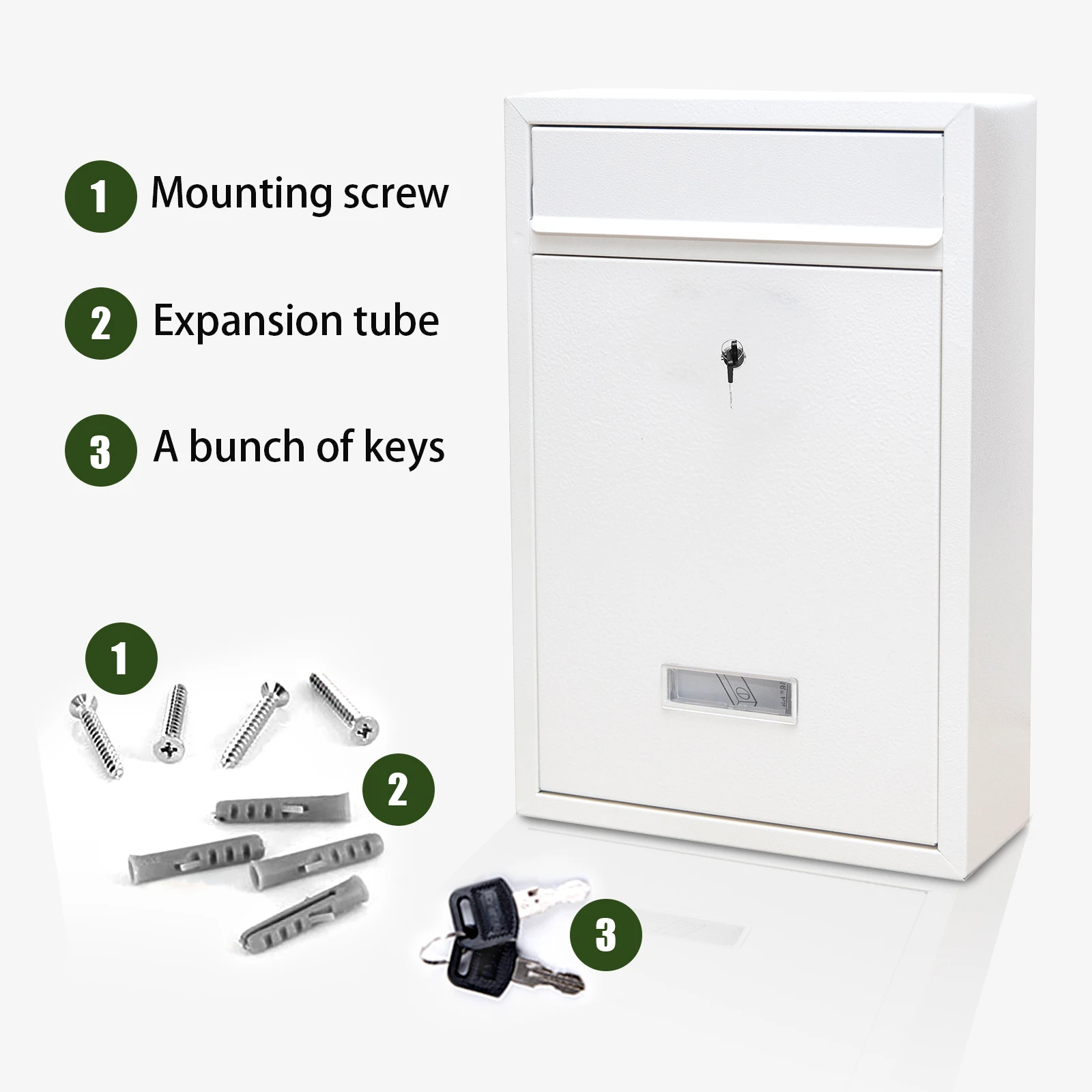 Sheet Metal Mailboxes With Powder Coating To Any Color - Buy Mailbox ...