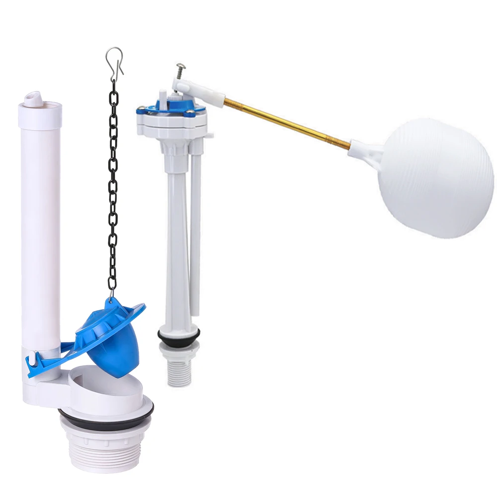 Toilet Flush Fill Valve Float Cistern Mechanism Dual Flush One Piece ...