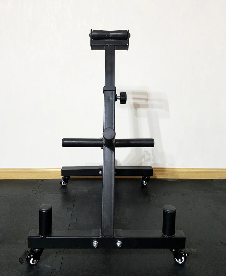 Bodybuilding Squat Post Landmine Handles - Iron Steel Grips