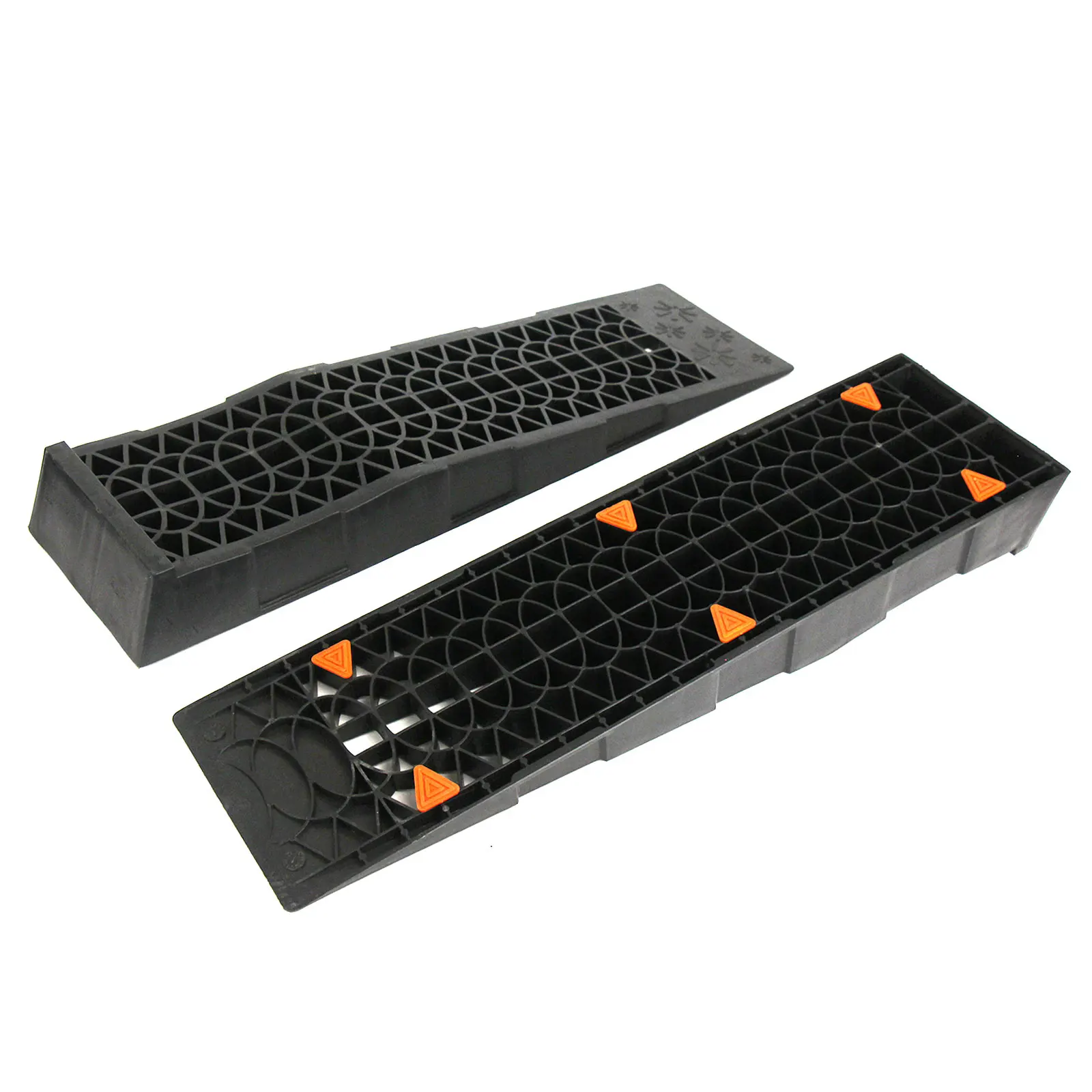 Low Profile Car Plastic Ramps with Anti-Slip Mat - Workercare