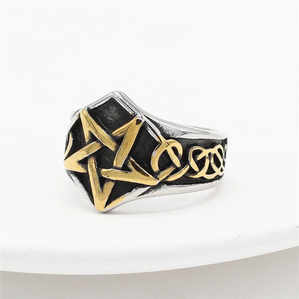 Mens Satan Baphomet Goat Devil Jewelry Stainless Steel Celtic Knot ...