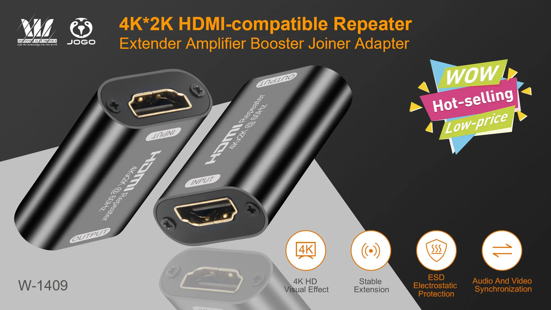 4K HDMI Repeater - Extend Signal up to 40M with Clarity