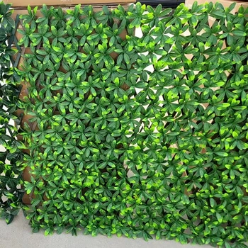 Expandable Plastic Artificial Leaf Fake Trellis Privacy Fence For ...
