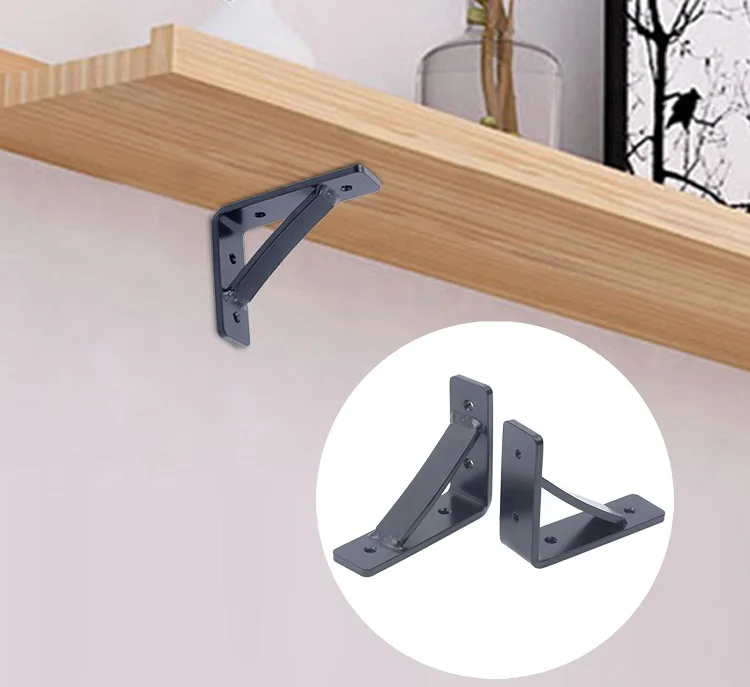 Factory Custom Heavy Duty Hidden Pipe Triangle Metal Bracket for 45 ...