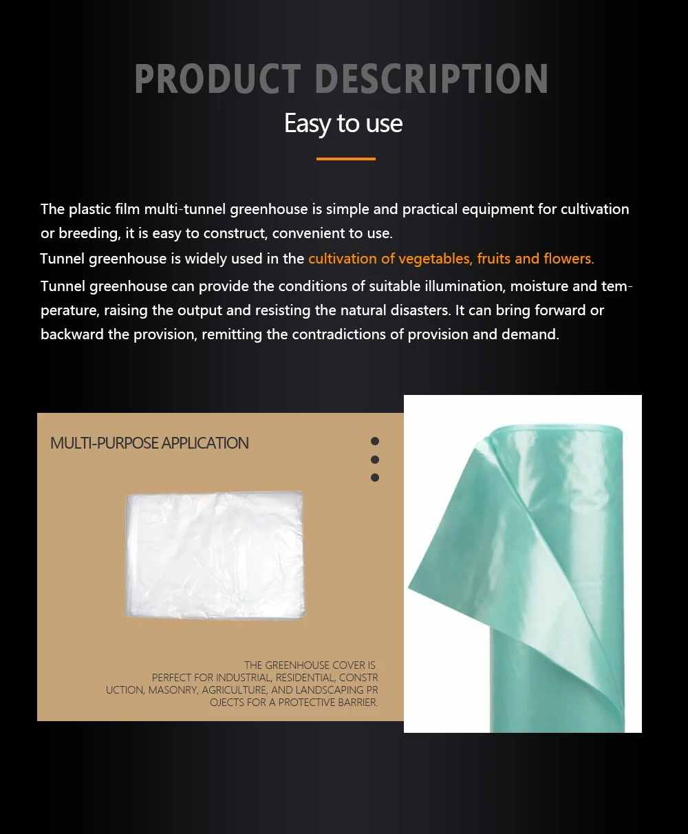 Solarig Greenhouse Plastic - Durable Double Film Layer