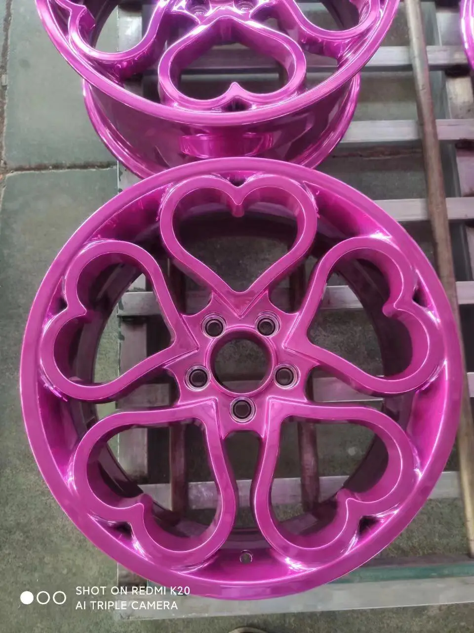 Custom I Love You Forged 16 17 18 19 20 21 22 23 24 Inch Car Heart ...