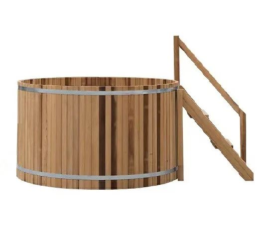 Luxury Outdoor Hot Tubs - Cedar Wood Fired Spa Plunge Tubs