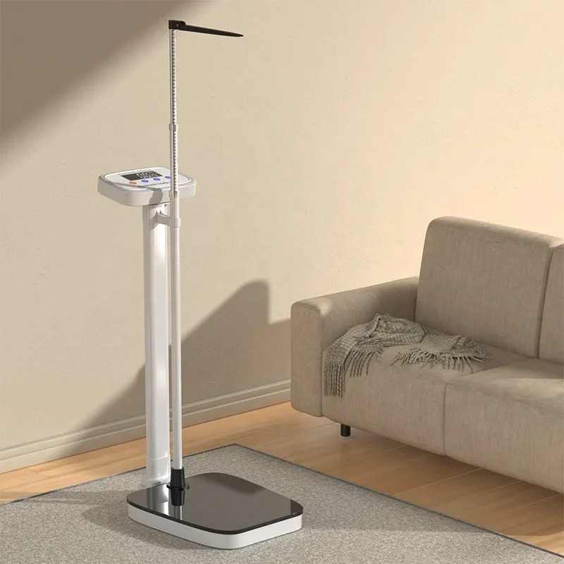 200KG Digital Body and Height Measure Weight Scale Hospital Medical ...