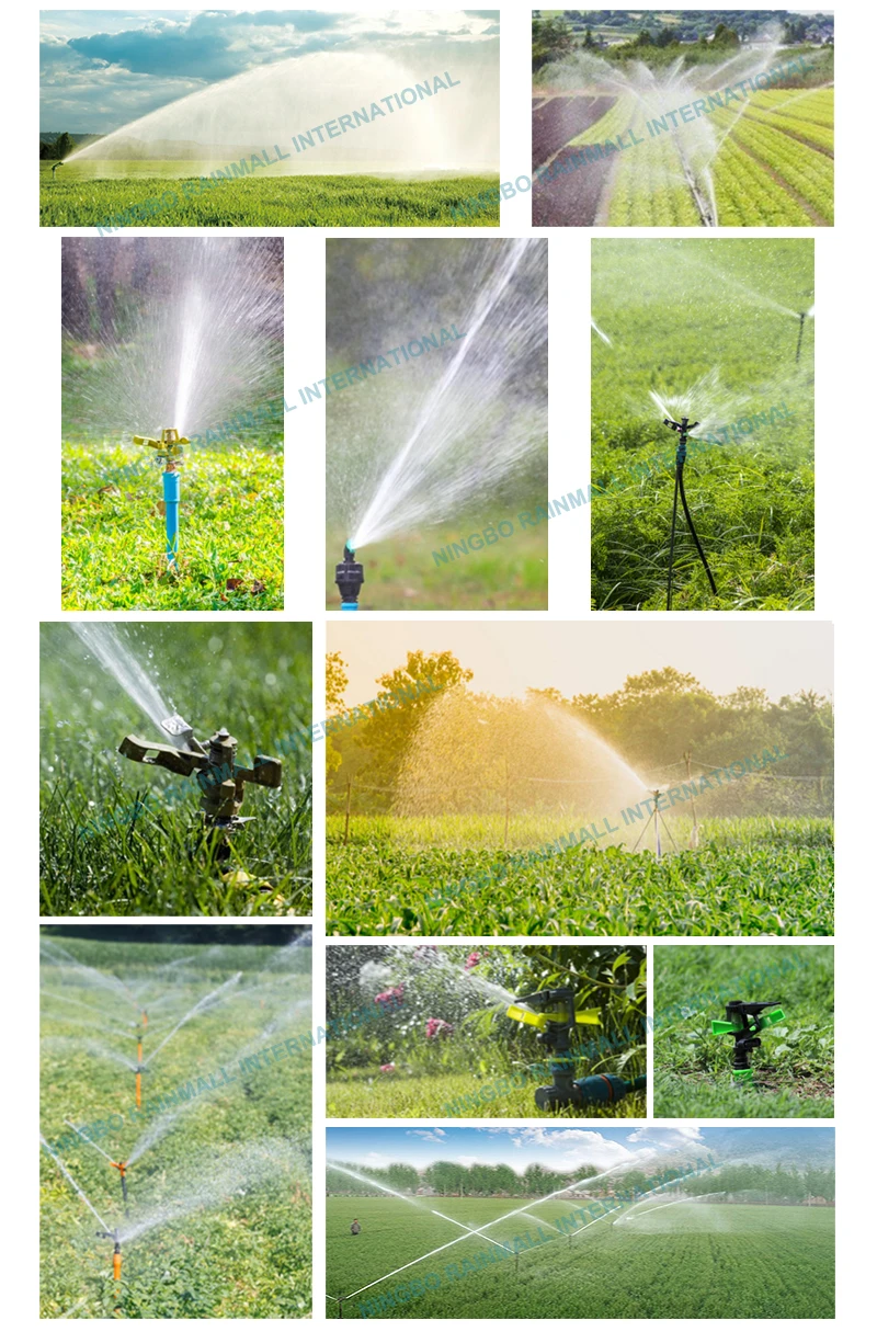 Metal Brass Long Range Agricultural Spray Sprinkler Big Rain Gun ...