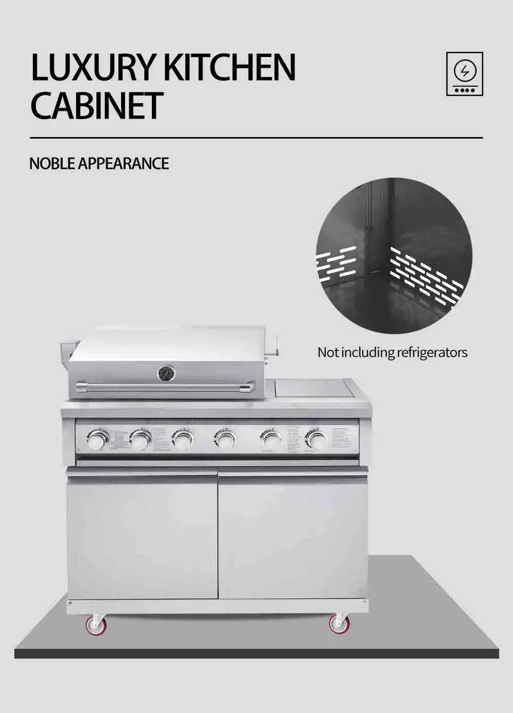 Kitchen Cabinet Outdoor Ss Kitchen Cabinet Plancha Grill A Gas - Buy ...