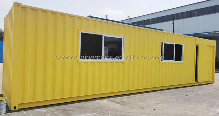 Shipping Container Sliding Door - 40ft Prefab Warehouse