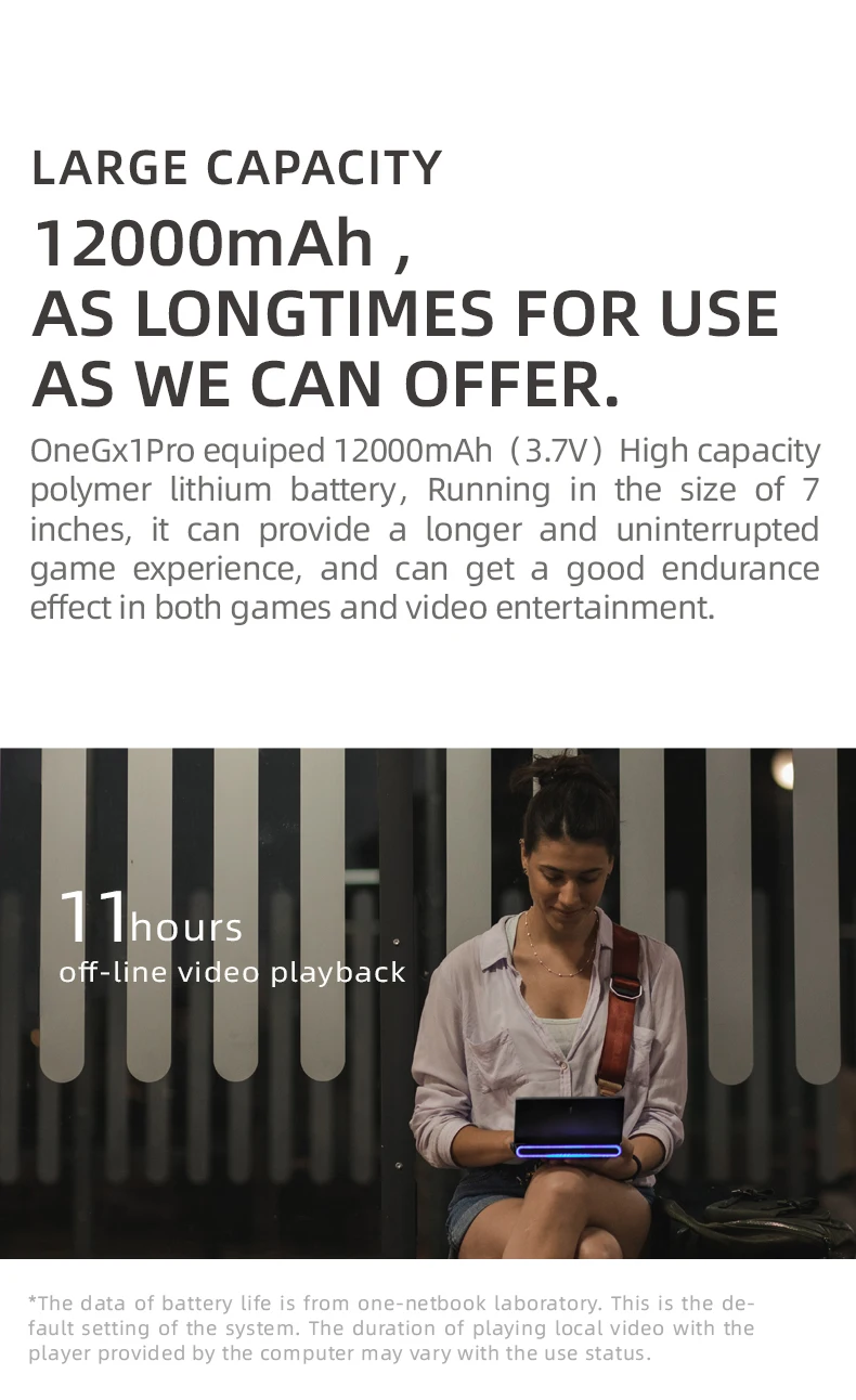 OneGX1 Pro PC Mini Laptop - Core i7, 16GB RAM, 512GB SSD, 7-Inch ...