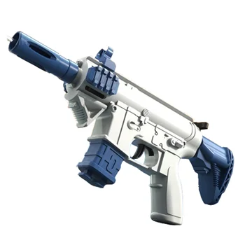 M416 Manual Rebounding Toy Watertight Water Gun Blue Gray Children's ...