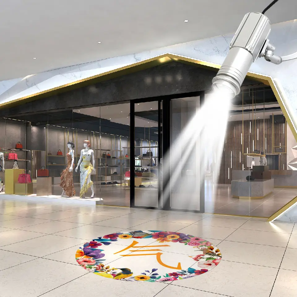 Compact Ip65 20w Small Logo Projector Led Advertising Light Gobo ...