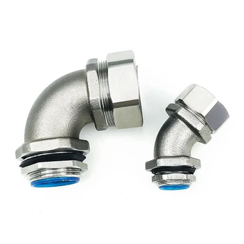 Dwj Bent Cable Connector Metal Angled Cable Gland 90 Degree M20 Liquid ...