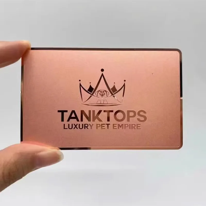 Custom NFC Blank Metal Business Cards - Luxury & Envy