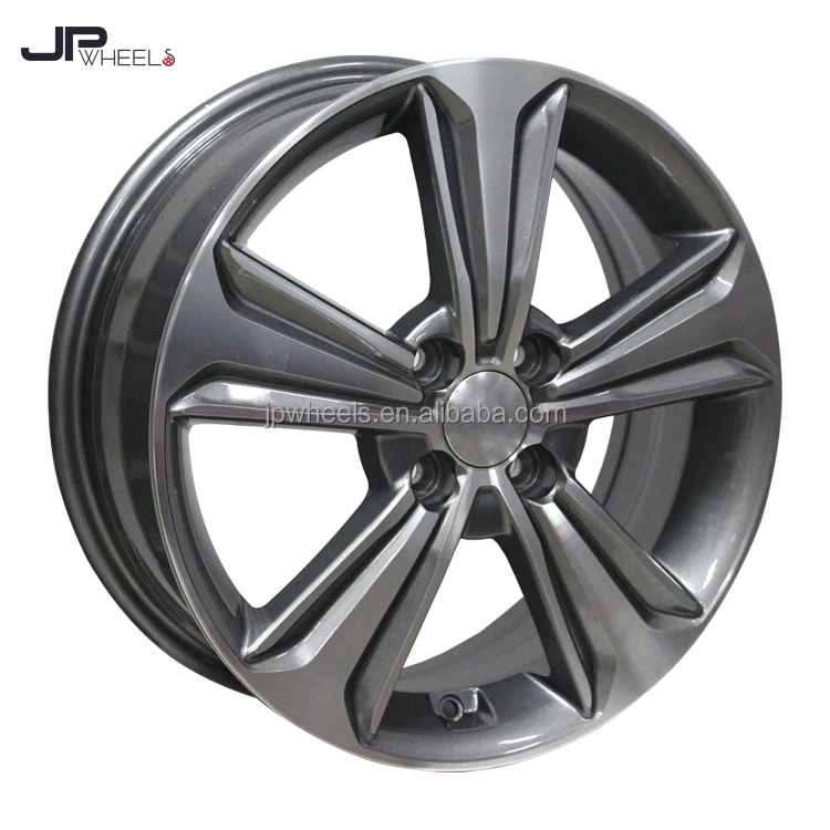 Five Spoke Car Wheels 4x100 14 15 16 Inch Alloy Wheel Rims for Toyota ...