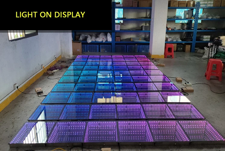 2025 3d Magnetic Infinity Mirror Video Wedding Party Light Led Dance ...